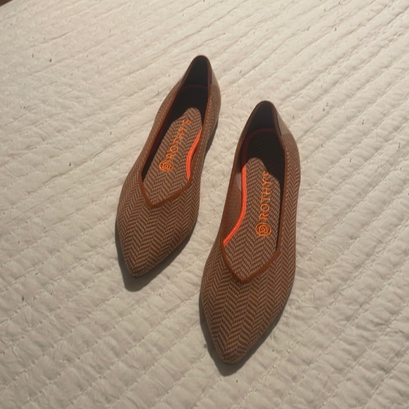 Rothy's | Shoes | Burnt Orange Herringbone Rothys | Poshmark